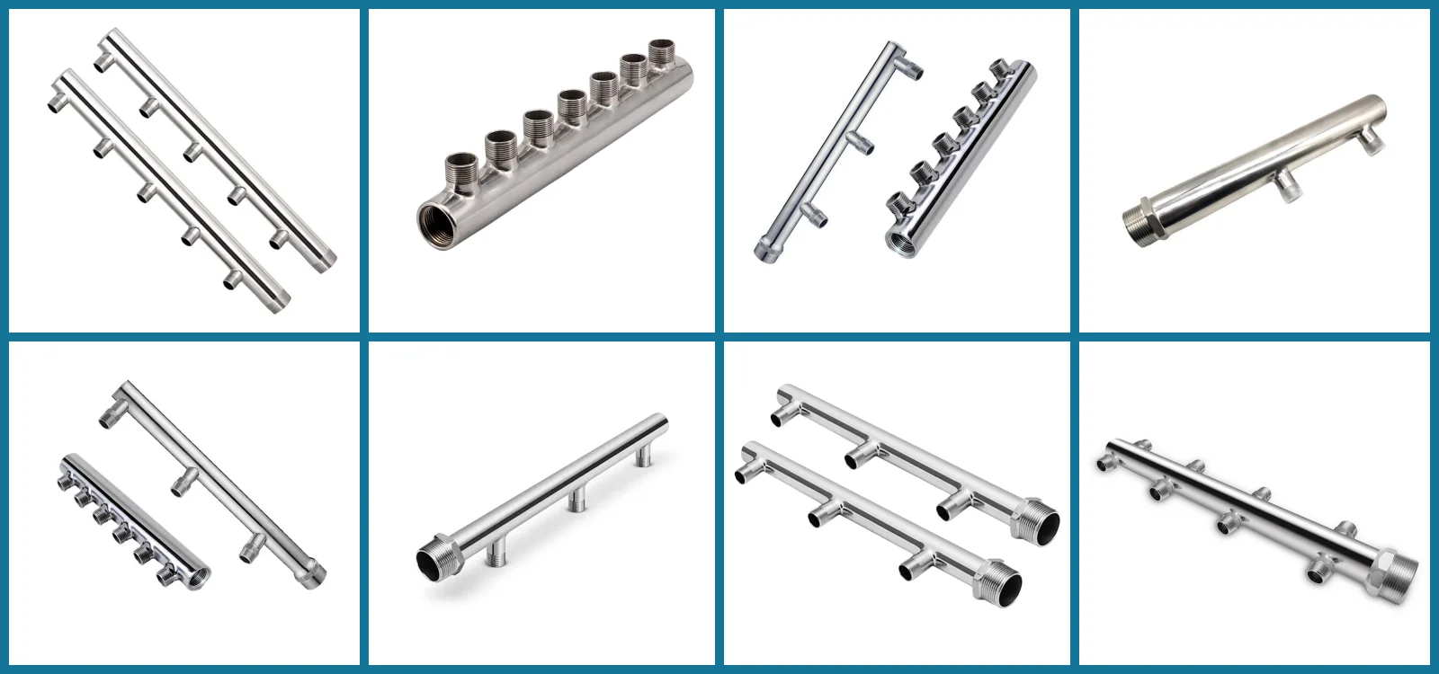 Stainless Steel Low Pressure Polished Corrosion-resistant Manifold for ...