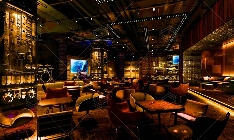 Modern Club Interior - Lounge Bar Night Club Design
