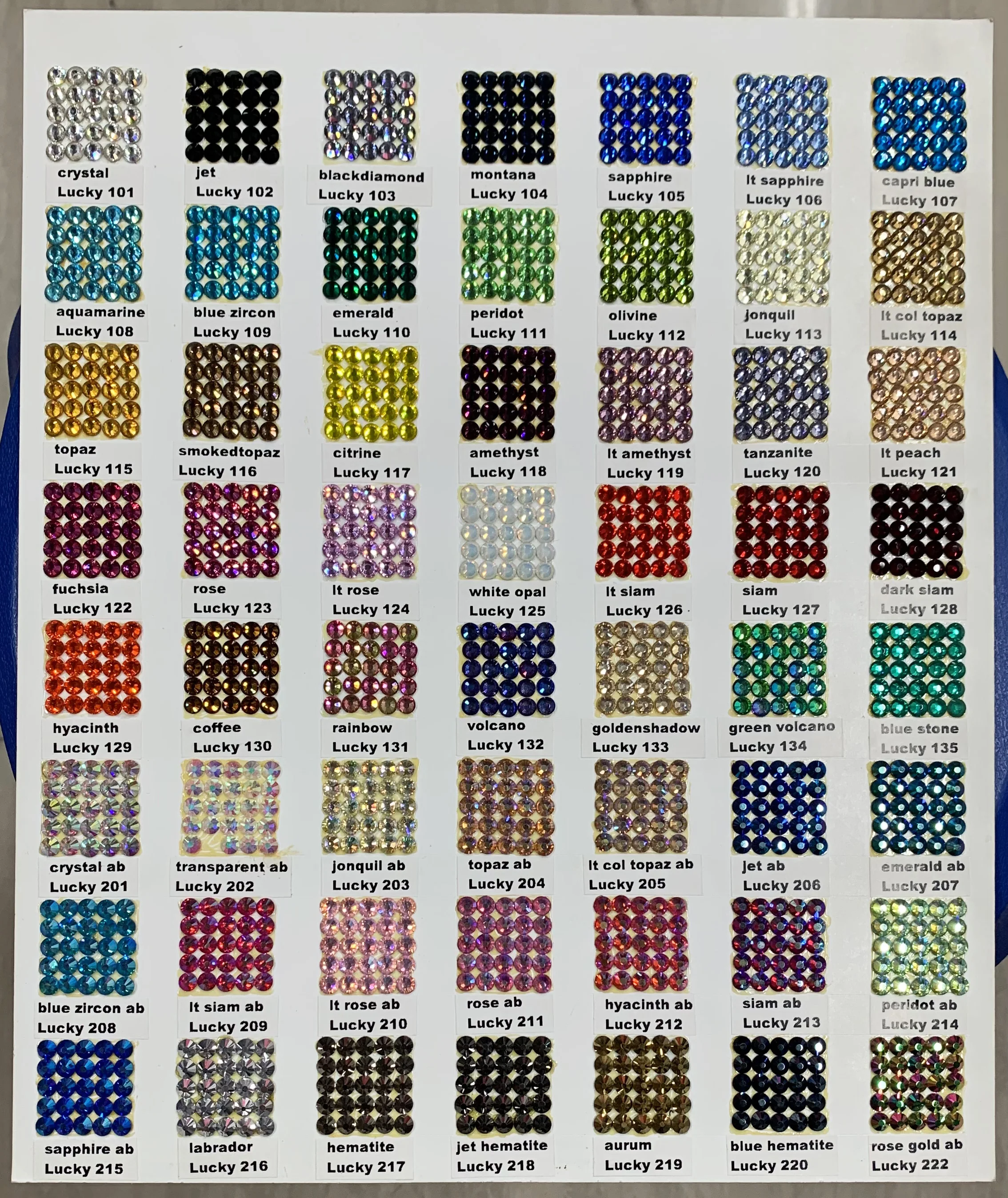 Lucky Factory DMC Hot Fix Crystals - High Quality Rhinestones