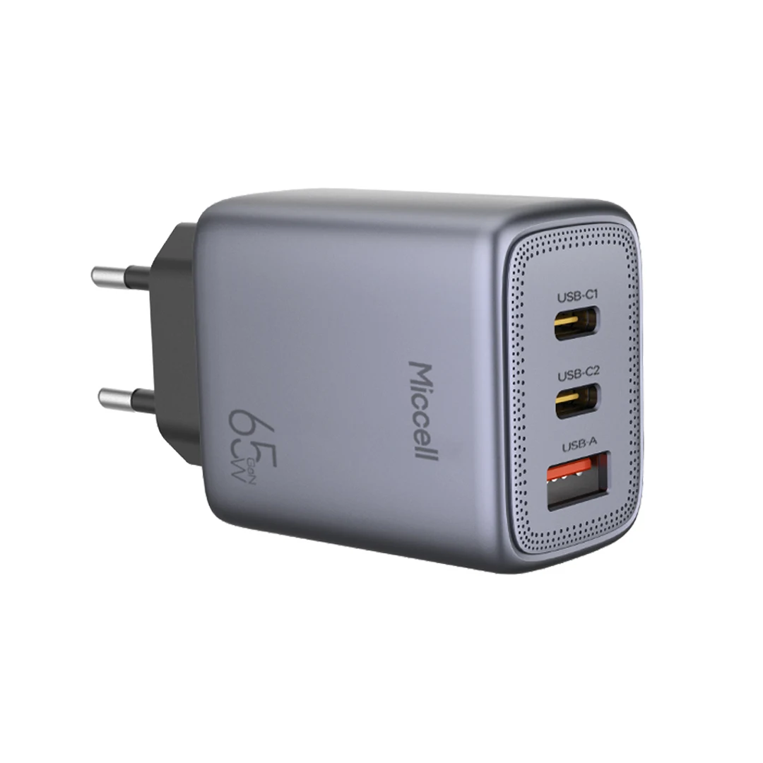 Miccell Portable Usb c Pd Phone Charger 65w Type c Fast Charging ...