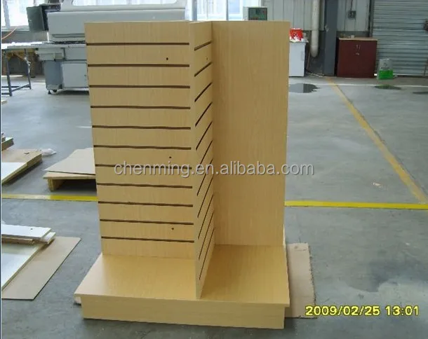 L Type Slatwall Display Stand - Double-Sided & Light Duty