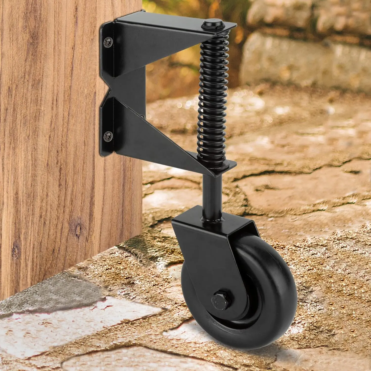 Heavy Duty Gate Wheel, Gate Casters for Outdoor Wooden Gates or Fence ...