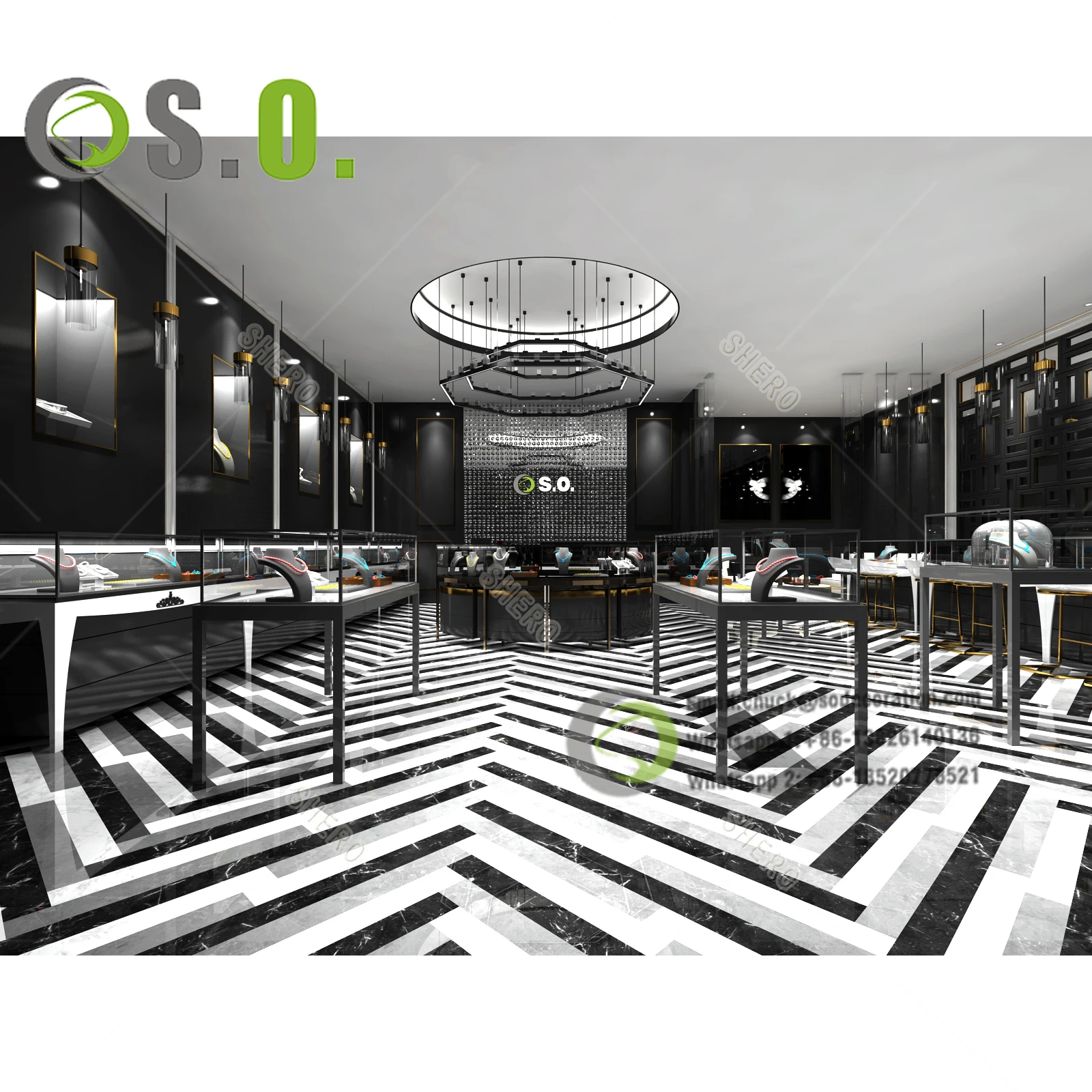 Fashion Watch Shop Interior Decoration Watch Showroom Interior Designs ...