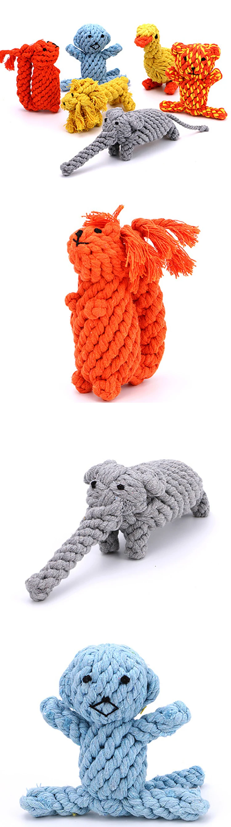Wholesale Pet Dog Chew Toys - Durable Cotton Rope Toys