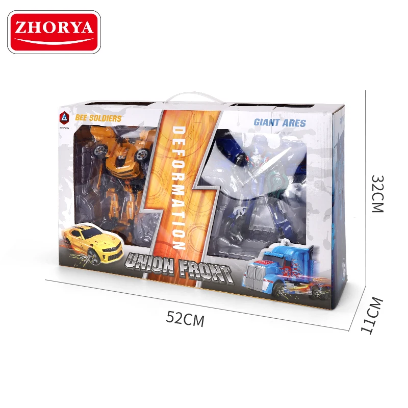 Zhorya Fighter Toy Assemble Deformation Toy Robot Intelligent ...