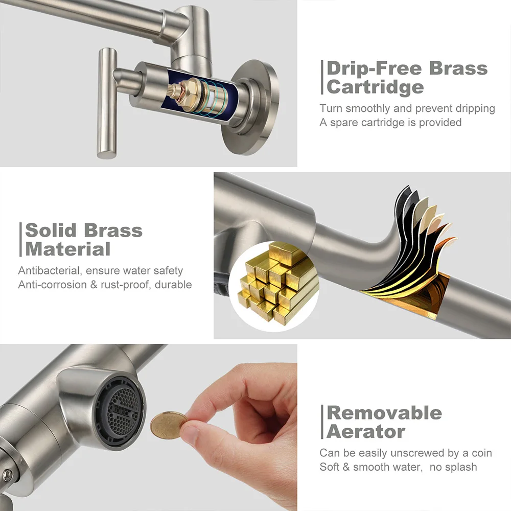 Commercial Extension Folding Stretchable Restaurant Kitchen Sink Faucet ...