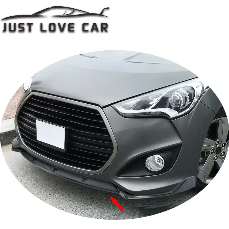 Justlovecar Front Bumper Spoiler For 2012 2013 2014 Hyundai Veloster ...