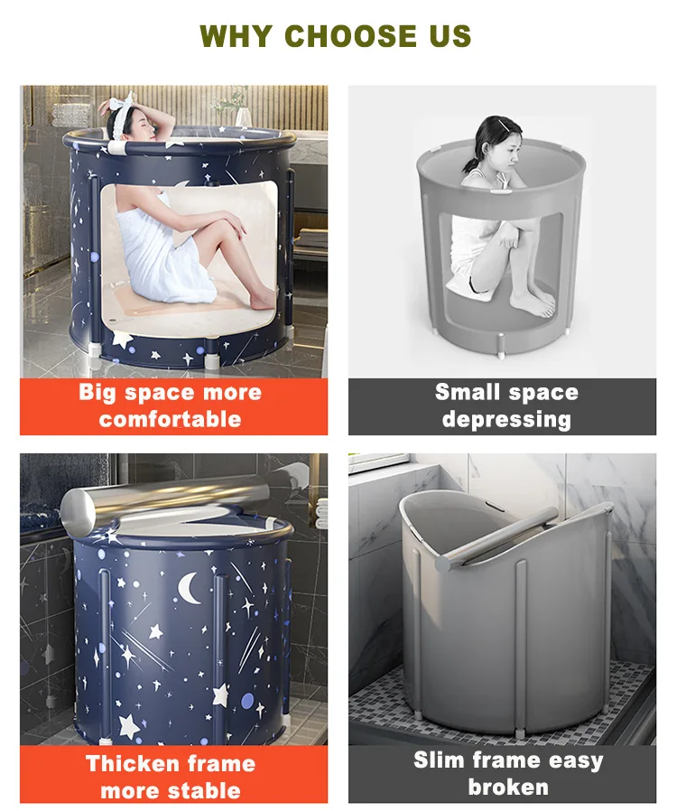 6 Layer PVC Portable Bathtub - Flexible & Sustainable