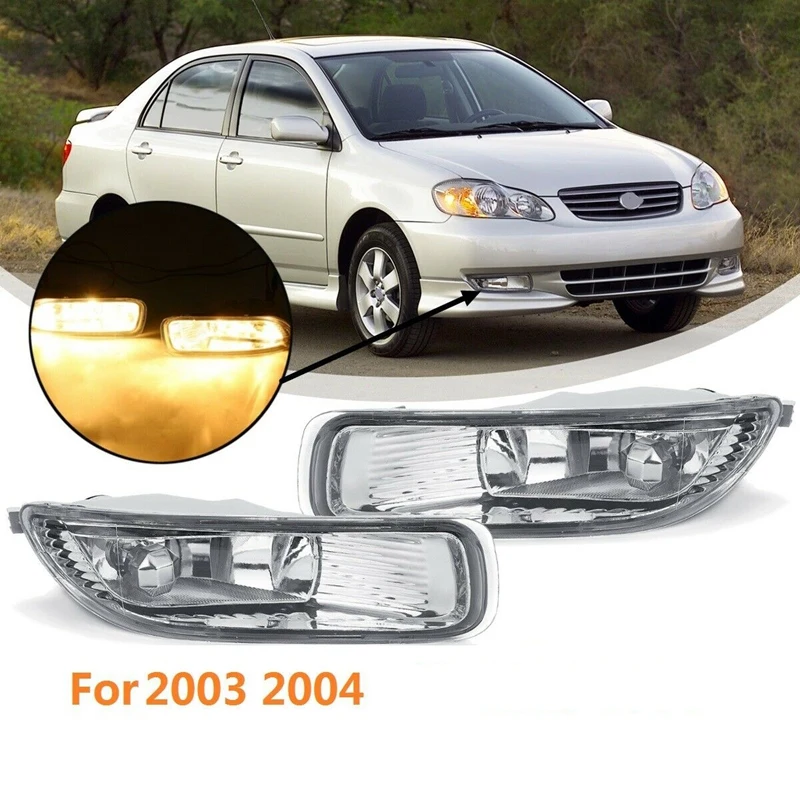Toyota Corolla Altis 2003 Fog Lamps - OEM & Yuanpei Packing