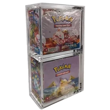 Custom Clear Acrylic Japanese Booster Box Display Case Wholesale Strong ...