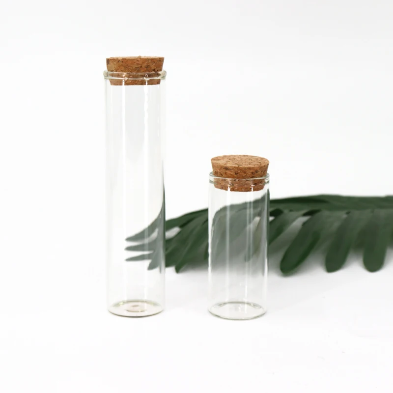 Customized Printing Packaging Glass Test Tube With Cork Cylinder Paper ...