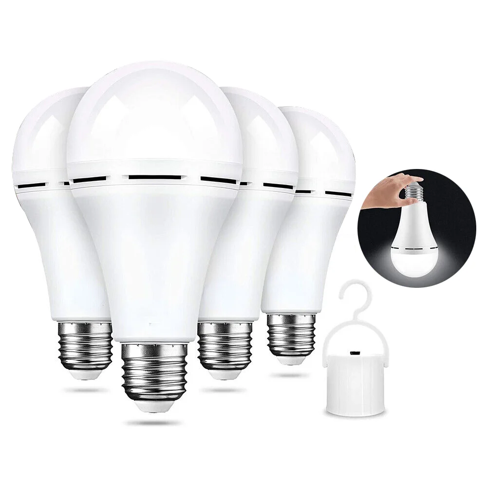 3000k Recharging Emerg Led Emergency Downlight Market Lights E27 Bulb ...