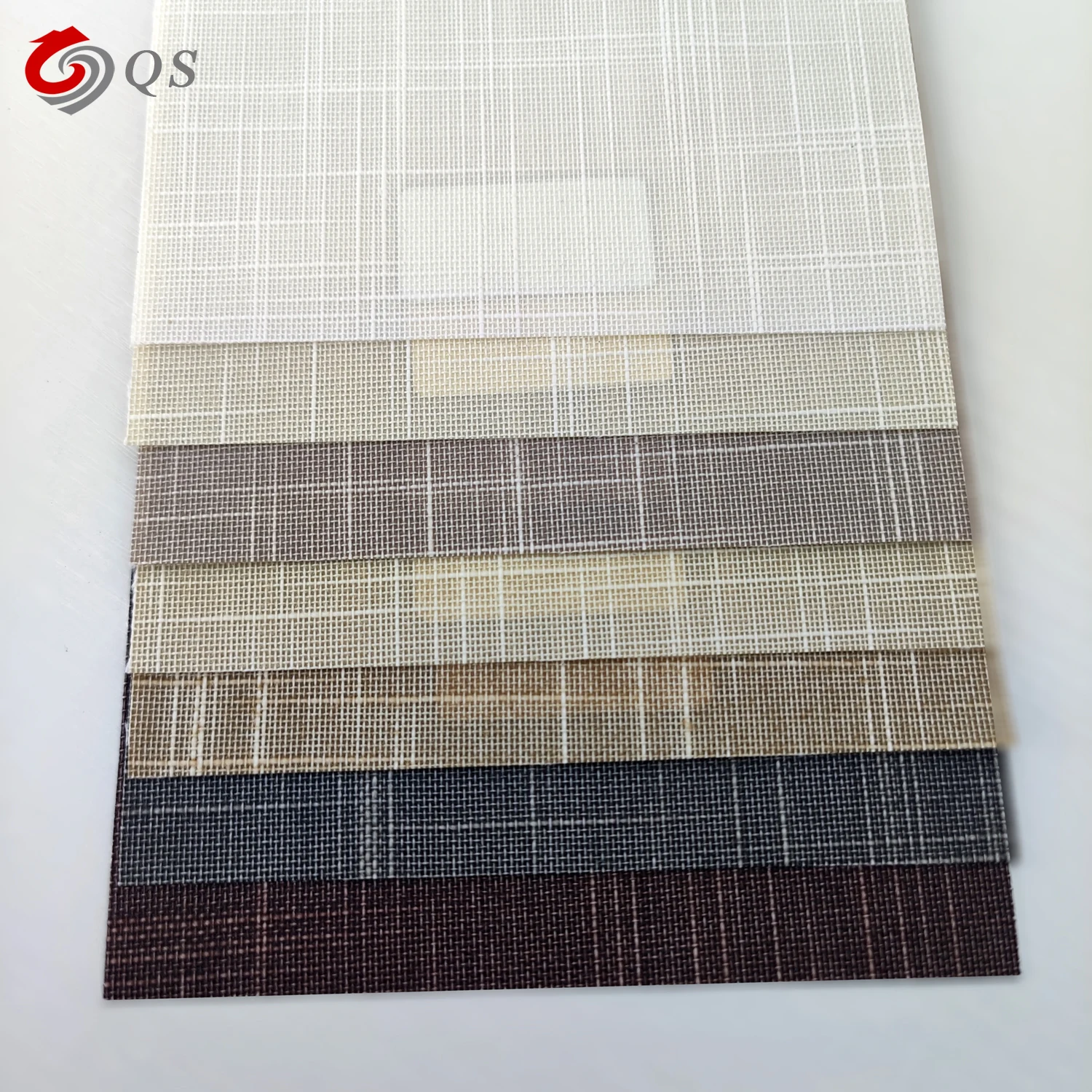 Qs951 Transparent 89mm 127mm Vertical Blinds Curtains For High Window Wholesale Polyester Roller ...