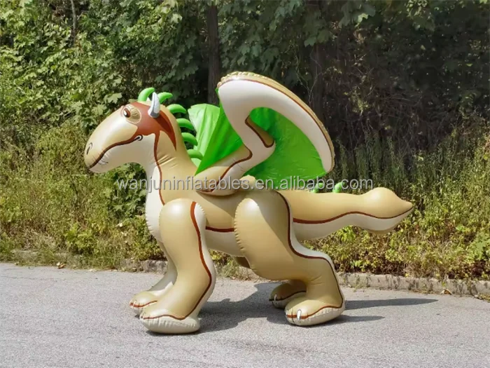 Custom 1.8m High PVC Inflatable Swimming Pool Flying Dragon Toy