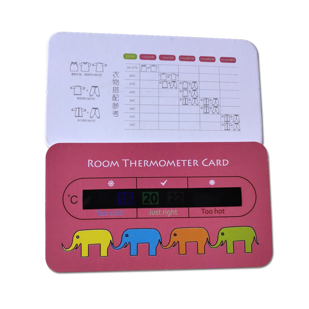 Green Baby Room Digital Thermometer Paper Card| Alibaba.com