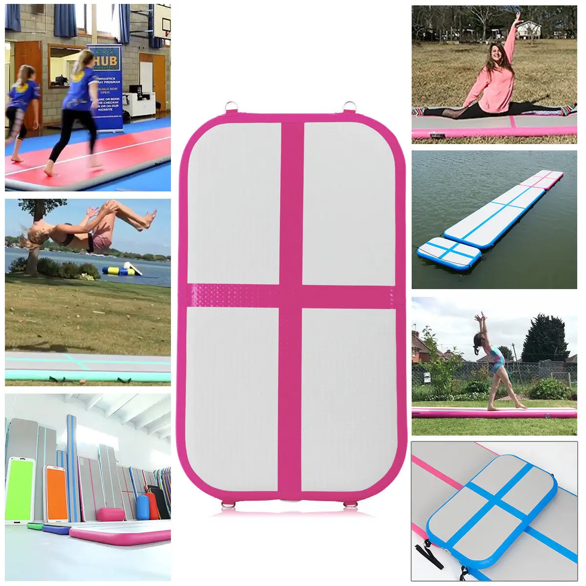 Professional Gymnastic Trampoline Gymnastics Track Tumbling Inflatable ...