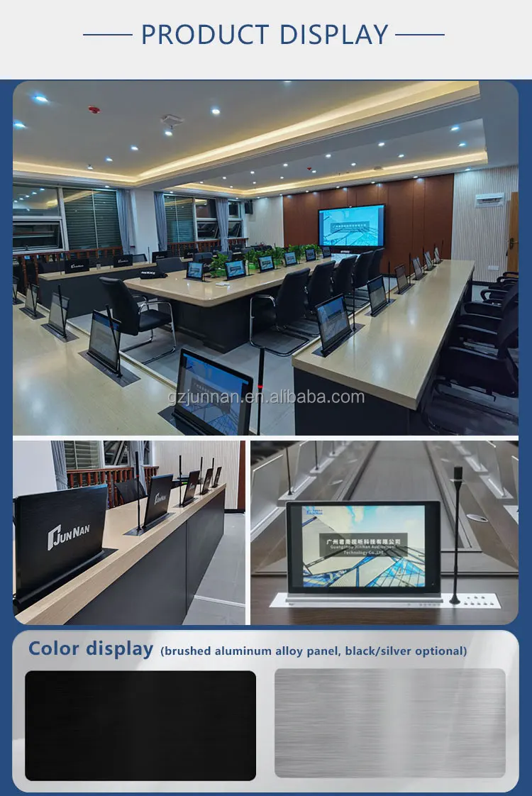 High Performance Motorized Computer Monitor Lift Hidden Desk Monitor ...