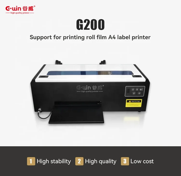 Gwin Roll Printing G200 A4 Dtf Printer For Small Business Printer Can Match With Oven - Buy Gwin ...