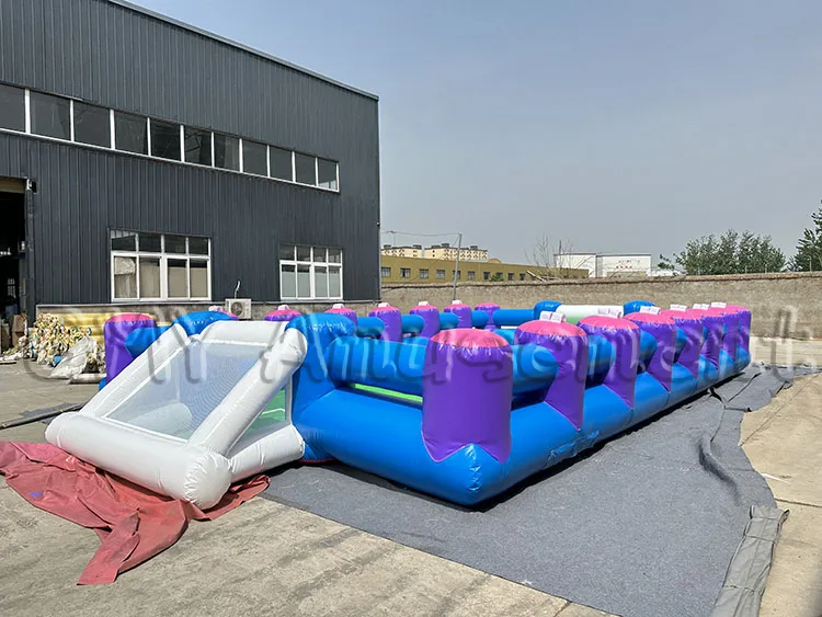 Commercial PVC Soccer Field Human Body Inflatable Football Game Bumper ...