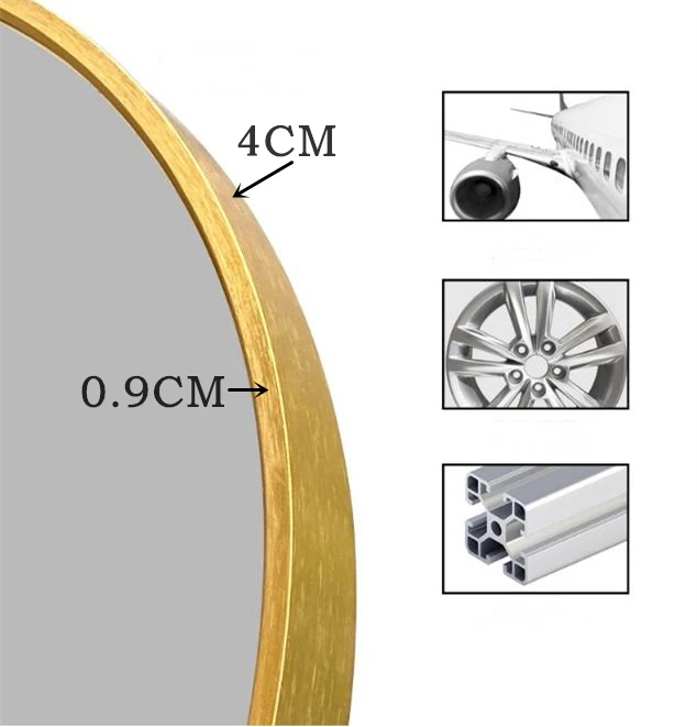 Custom Modern Luxury Large Explosion-Proof Aluminium Alloy Framed ...