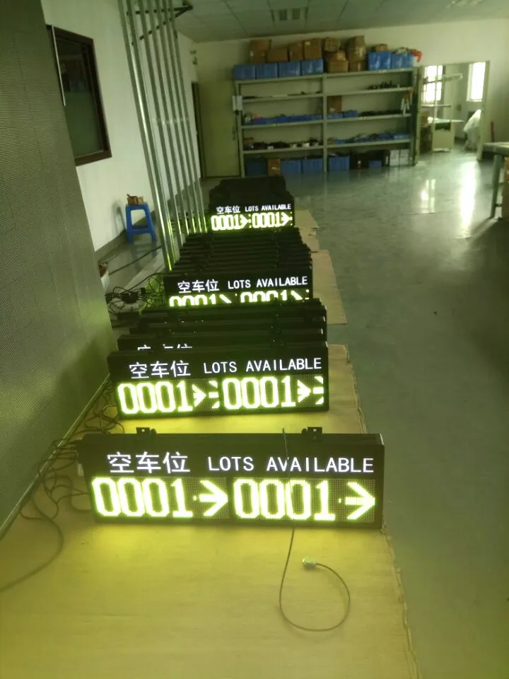 Rs485 Two Direction Available Parking Spot Led Display For Pgs Parking ...