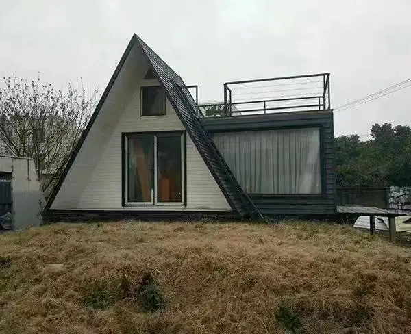 Steel Structure Integrated Room Guest House Container View Room Wooden ...