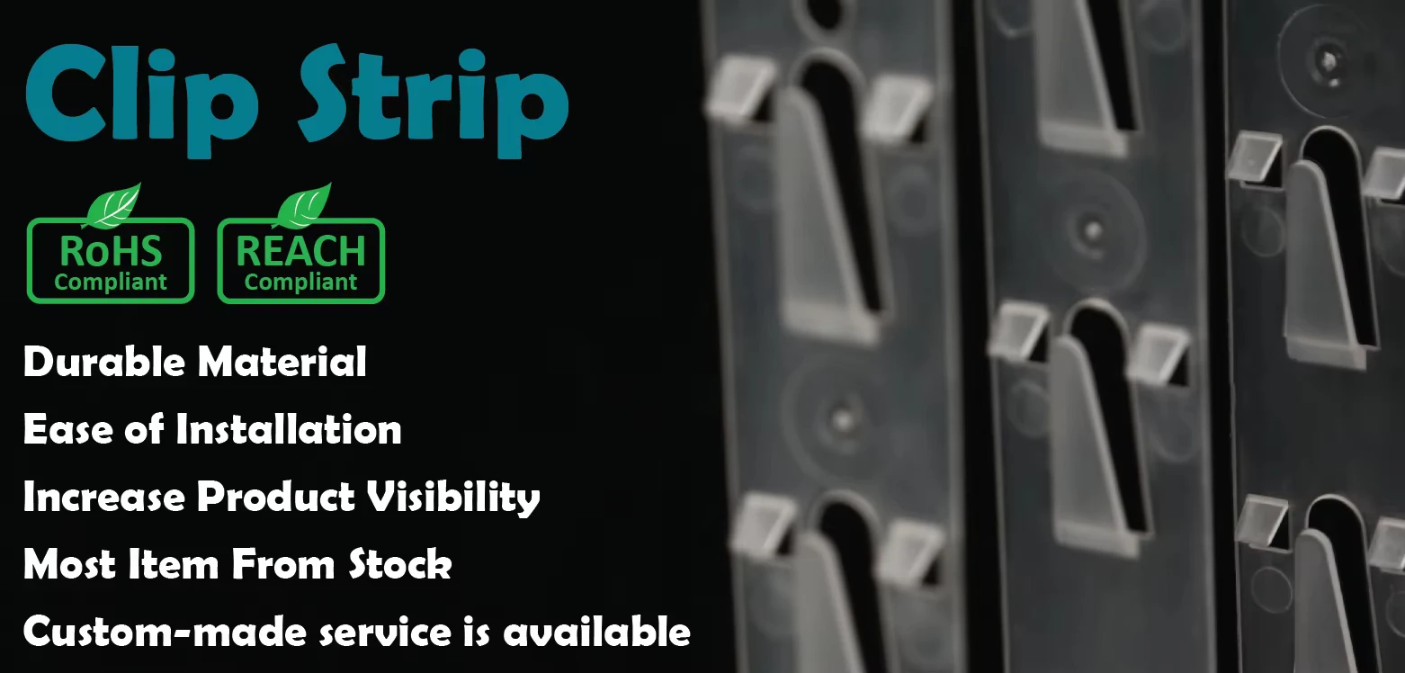 10PCS Useful Shop Merchandising Clips Strips Supermarket Snack Plastic ...