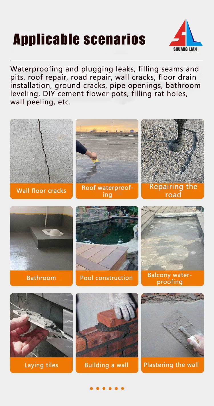 Anti-permeability Air Repair Mortar Indoor and Outdoor Concrete Floor ...