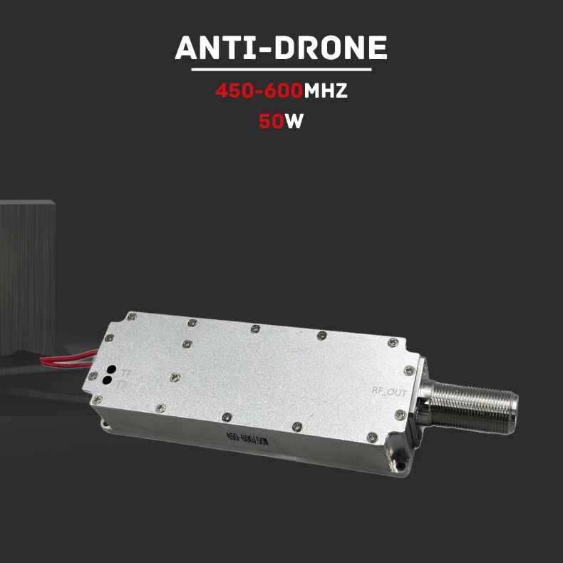 50W GaN Anti FPV UAV Drone Module 450~600Mhz Amplifier RF Wireless ...