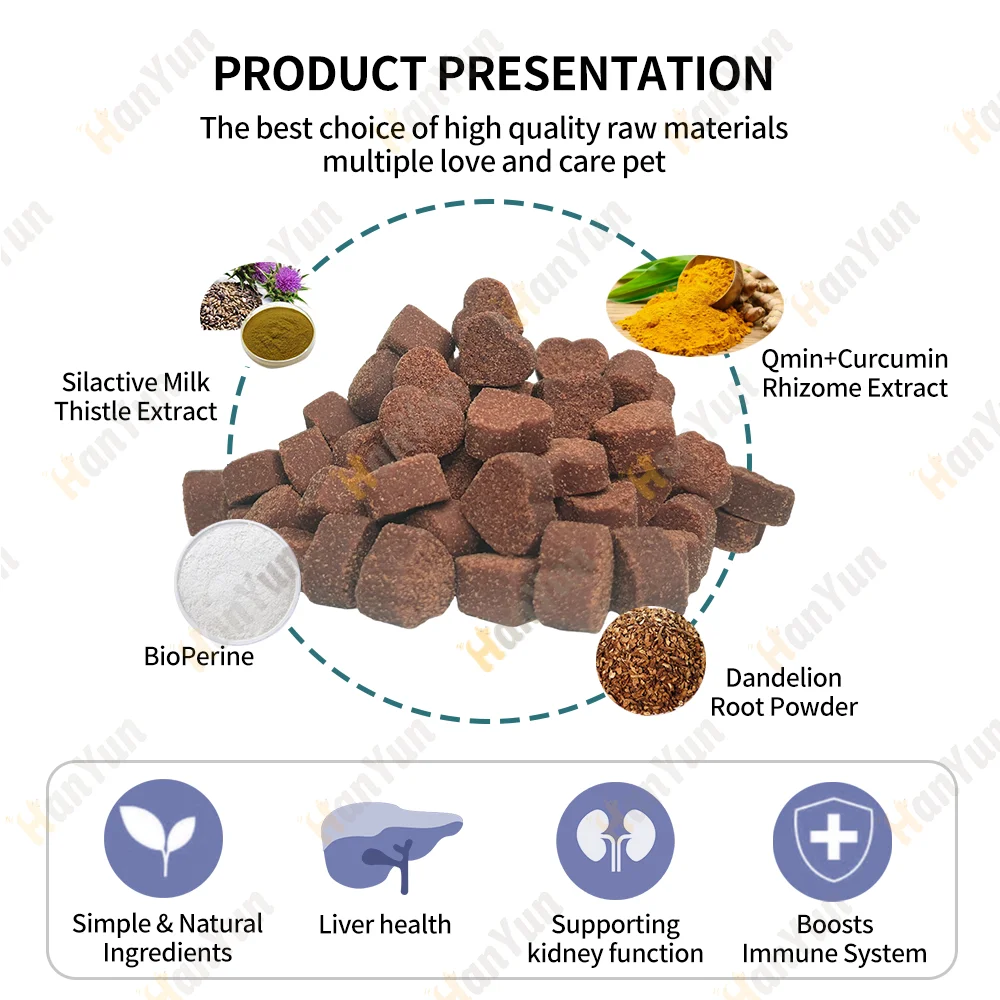 Wholesale Private Brand Supplement Liver Support Soft Chews With Milk ...