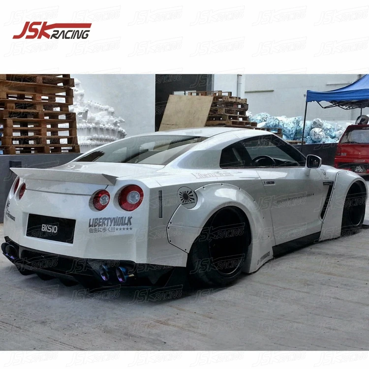Lb Style Carbon Fiber Rear Spoiler For 2008-2016 Nissan Gtr R35 - Buy ...