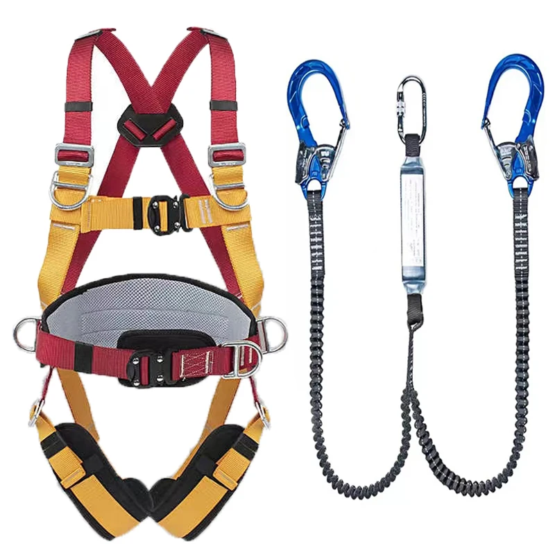 CE Certified Double Hook Climbing Fall Protection Harness