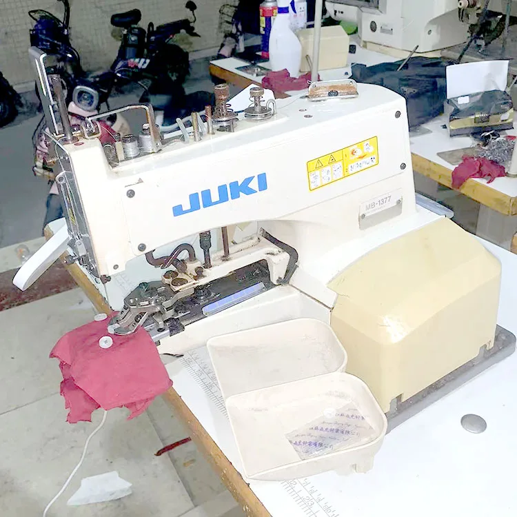 Japan Brand Used Juki 1377 Button Attach Golden Supplier Industrial Sewing Machine - Buy ...