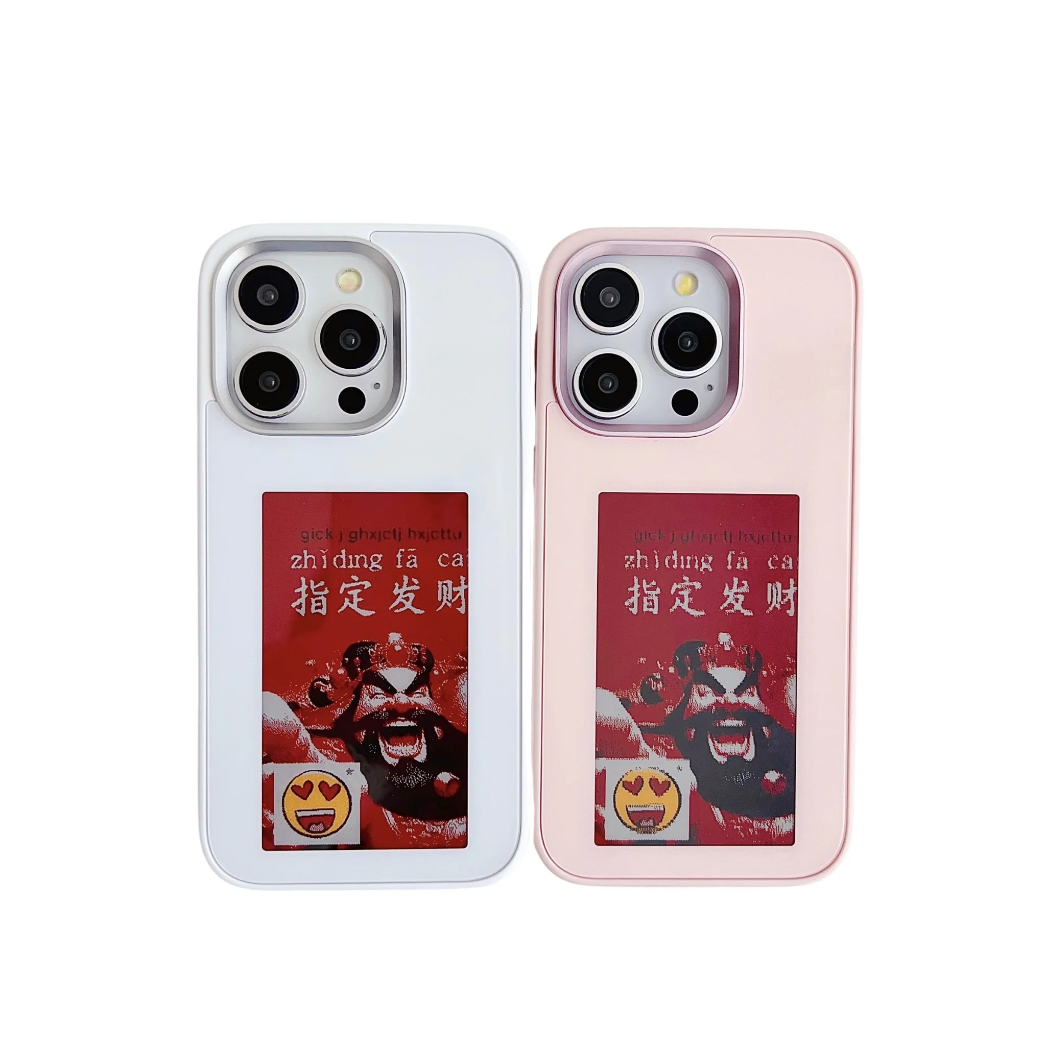 2024 Designer NFC Smart E Ink Screen Display Mobile Phone Case