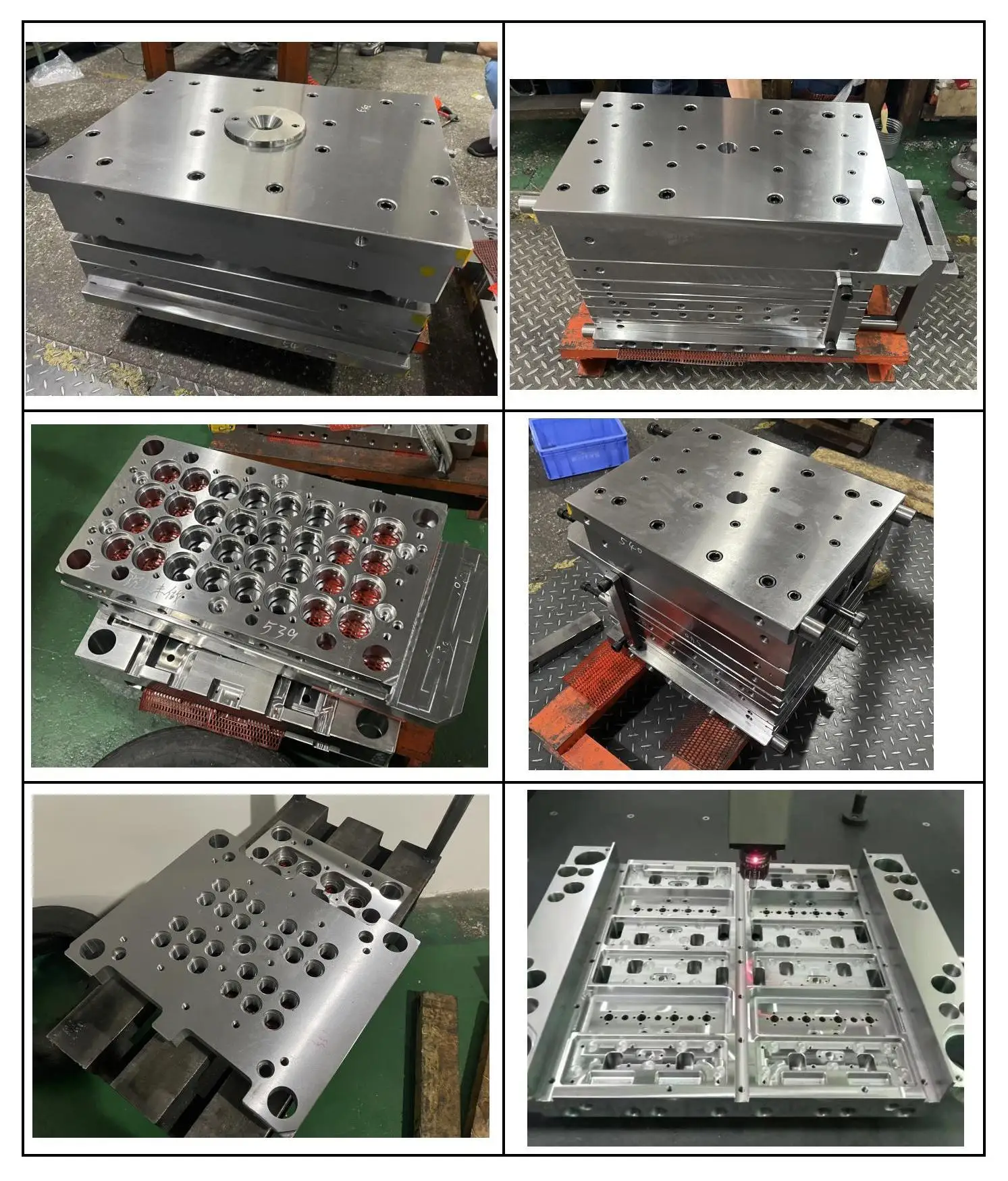 Precision Plastic Injection Mold Bases / Standard Mold Base Plastic ...