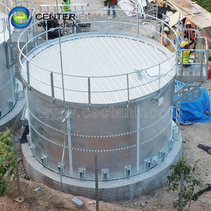 Awwa Bolted Cylindrical Galvanized Bolted Water Storage Tanks For Fire ...