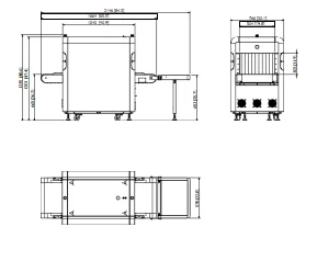 AI X Ray Security Inspection Devices - 5030 Size by ZOAN