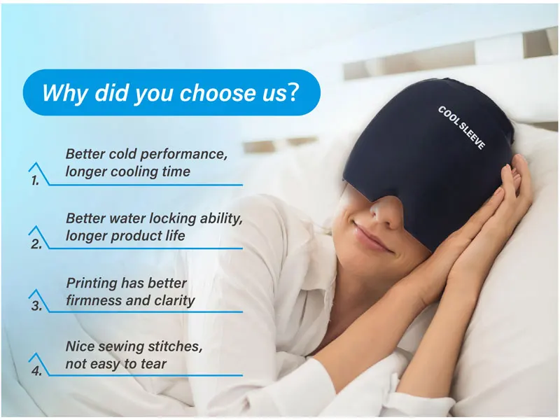 CSI Patented Ultra Flexible Freeze Gel Compression Cap