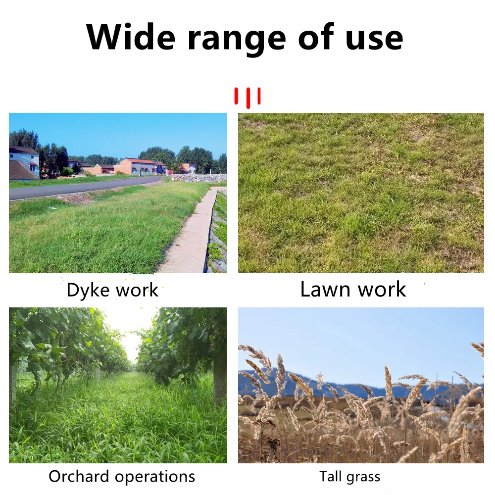 Multifunction Petrol Lawn Mower with Bulldozer Garden Farm