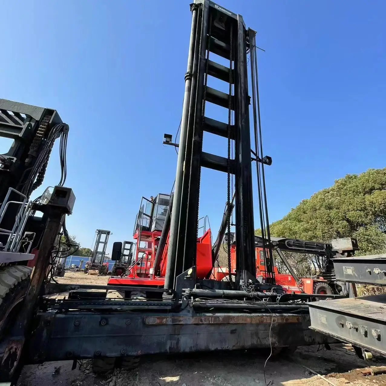 Original Used Kalmar Empty Container Stacker,Good Price In Shanghai ...