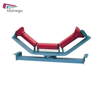 Conveyor Belt Trough Idler Rollers Set With Frame Mining Coal Heavy ...