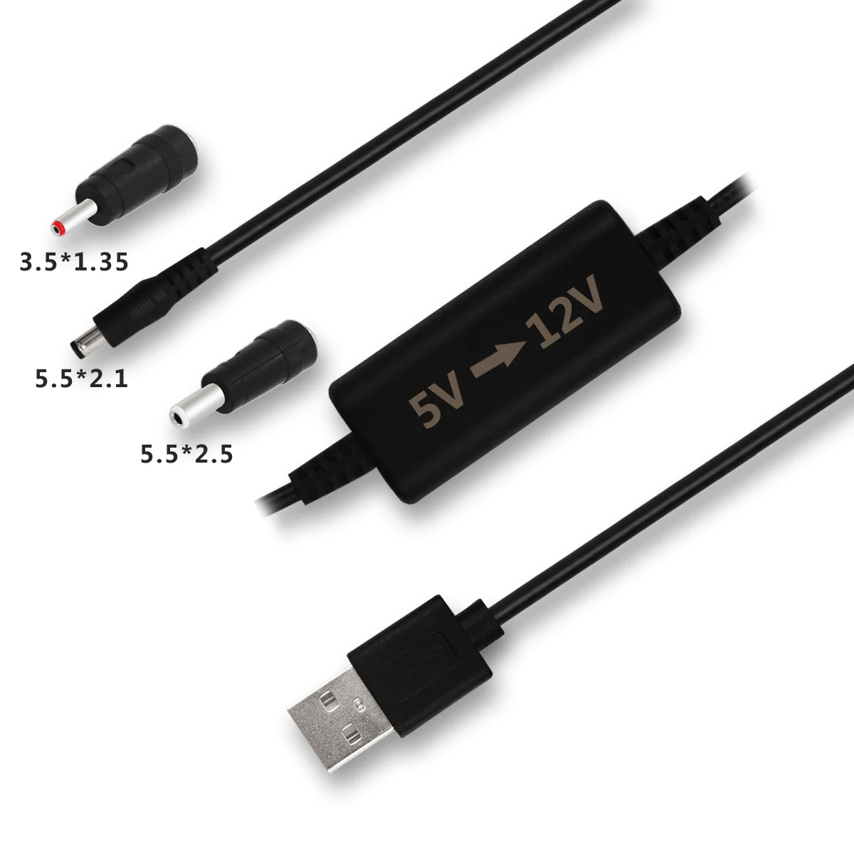 USB 5V to DC 5.5mm X 2.1mm 12V 9V Converter Step up Voltage Converter ...
