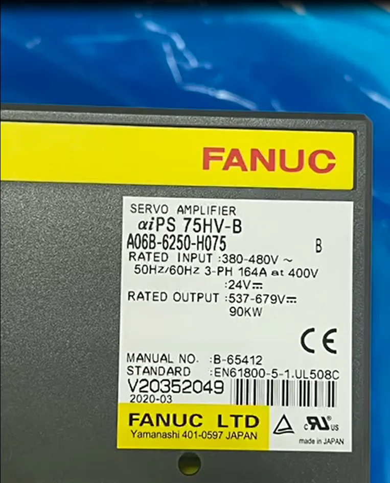 Fanuc Original Cnc Ac Servo Amplifier A06b-6250-h075 - Buy Servo Amplifier A06b-6250-h075,Plc ...