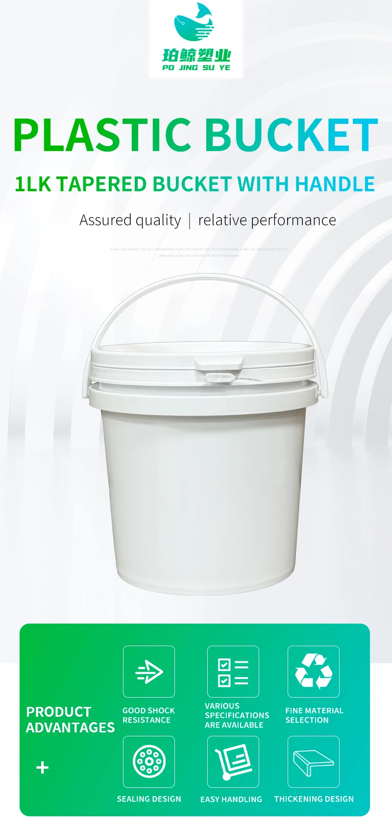 Wholesale Plastic Paint Buckets - Durable and Versatile