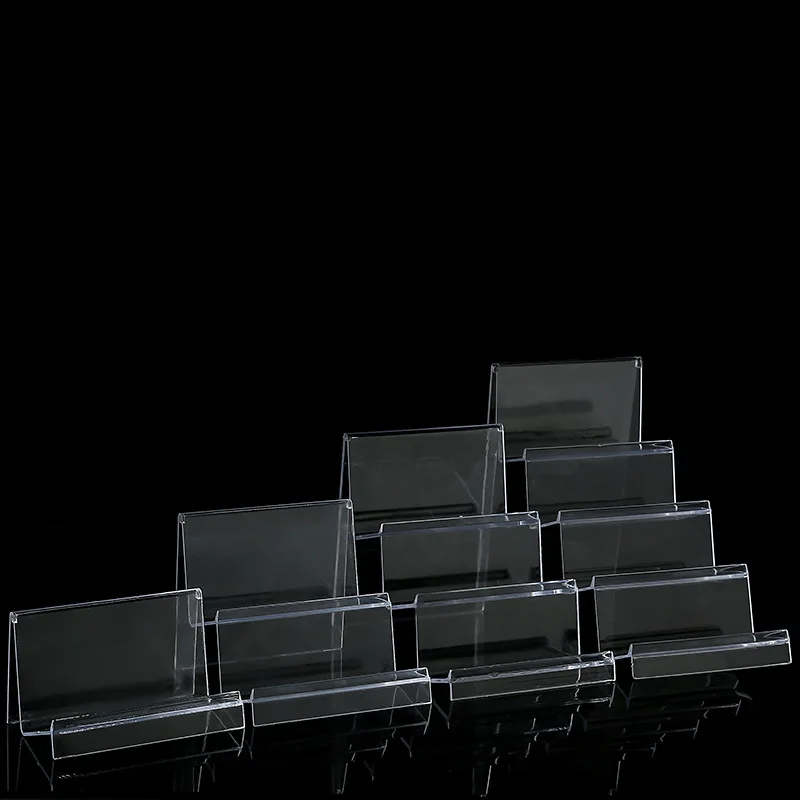 Clear Acrylic Wallet Display Stand 3 Layers Transparent Acrylic Purse ...