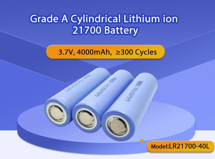 Lishen 21700 Battery 3.7V 4000mAh - Li Ion Rechargeable Cell for ...