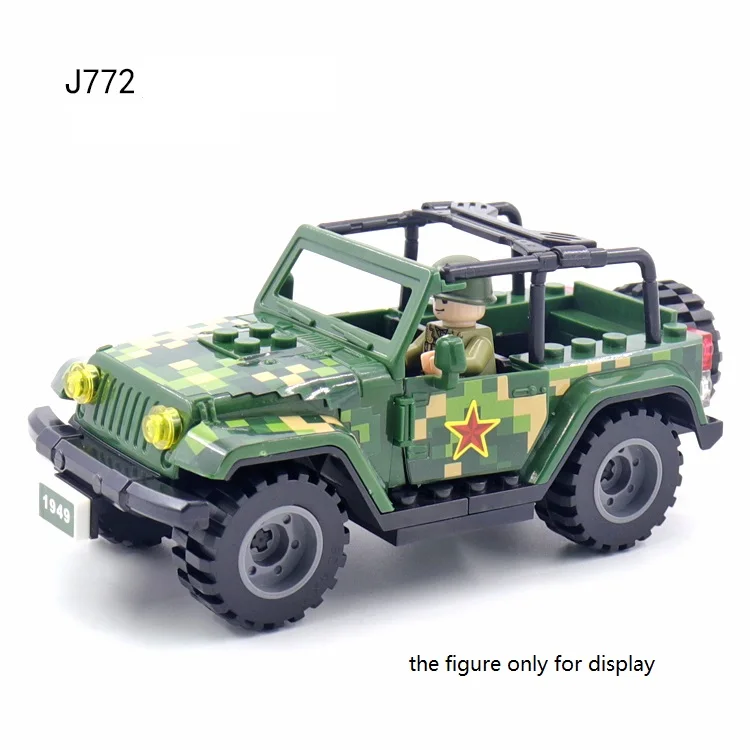 WW2 Military SUV Camouflage Jeep Car Armored Vehicle Army Car ...
