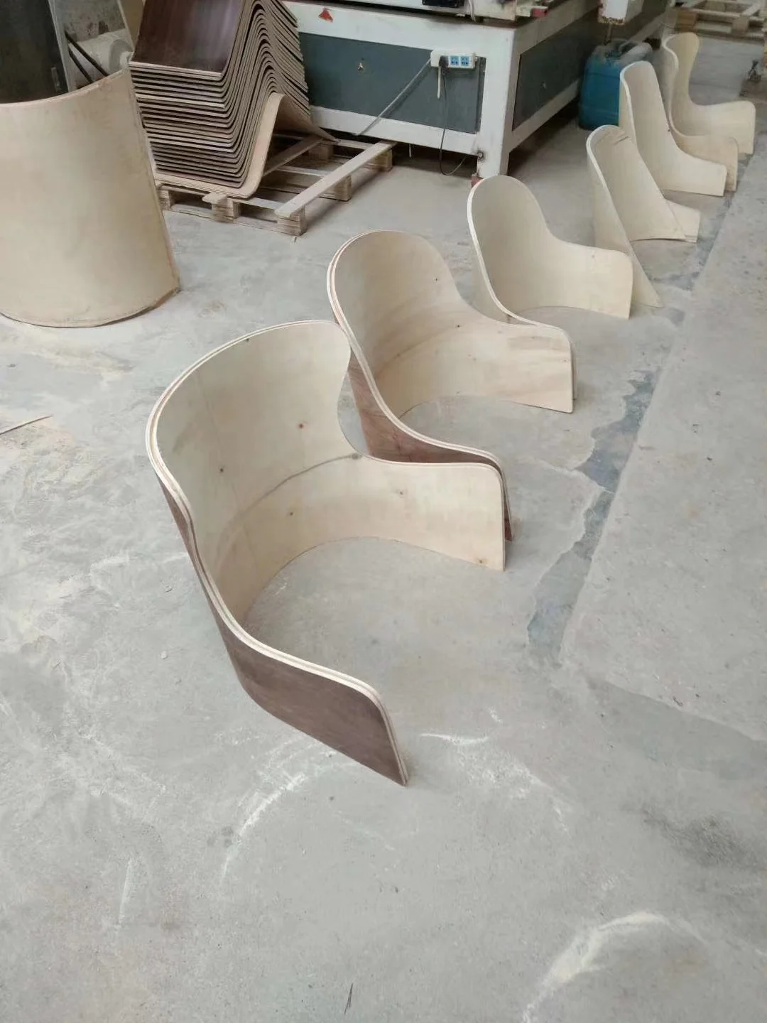 Curved Plywood Chair Leg Parts - Flexible & Stylish Solutions
