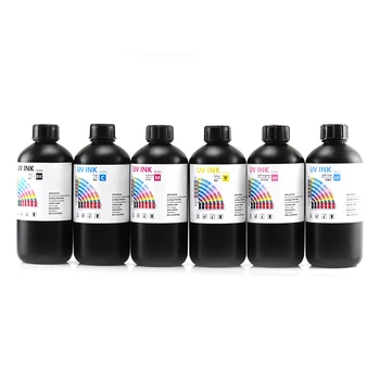 6 Colors Uv Printer Ink 1000ml Fast Curing Led Uv Ink For Mimaki Lus120 ...