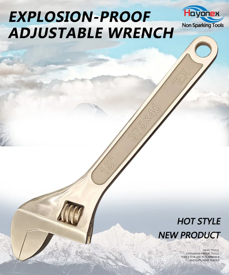 High Quality Safety Tool Explosion Proof Adjustable Wrench Aluminum ...